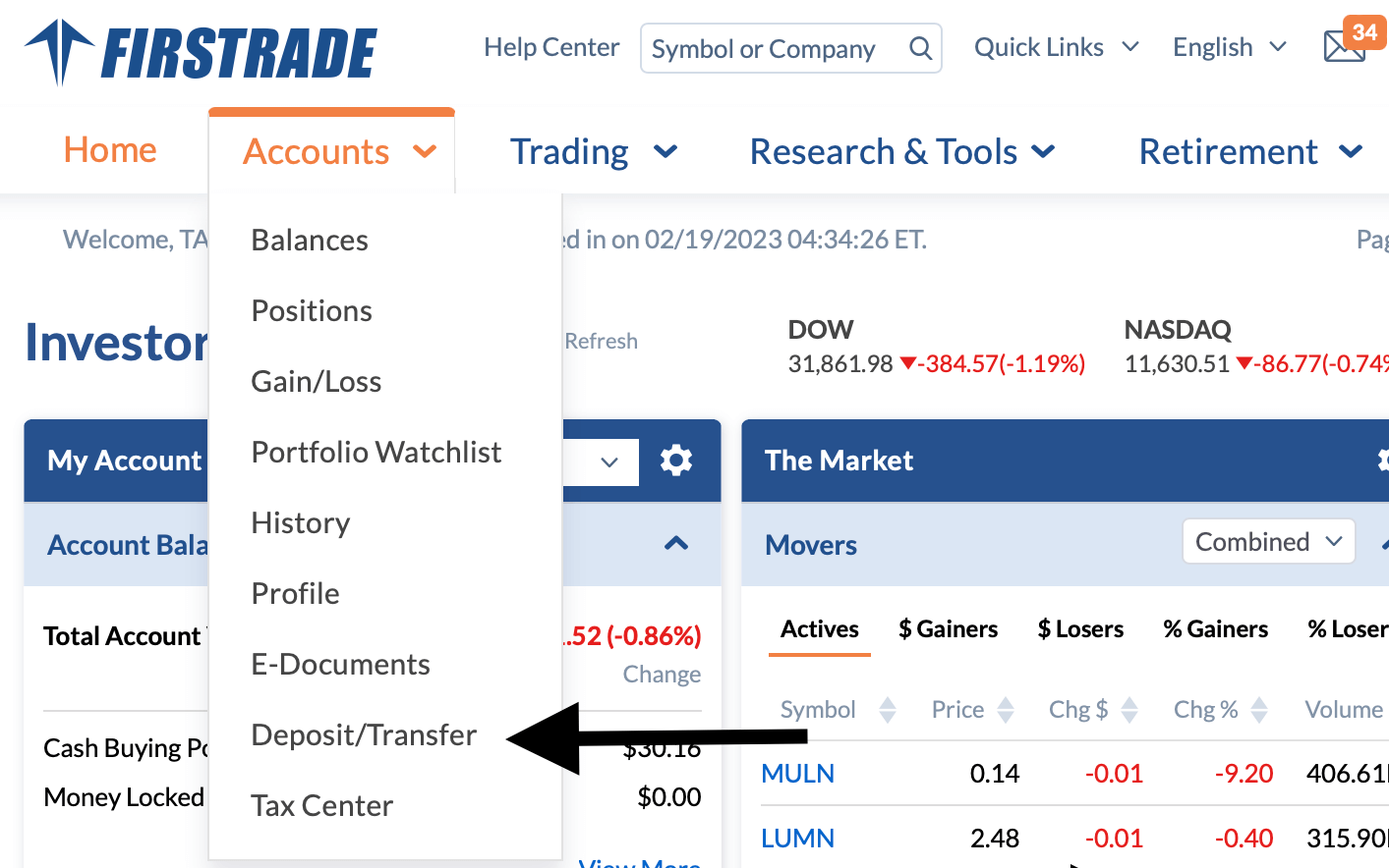 Firstrade証券から日本の銀行に出金する流れ